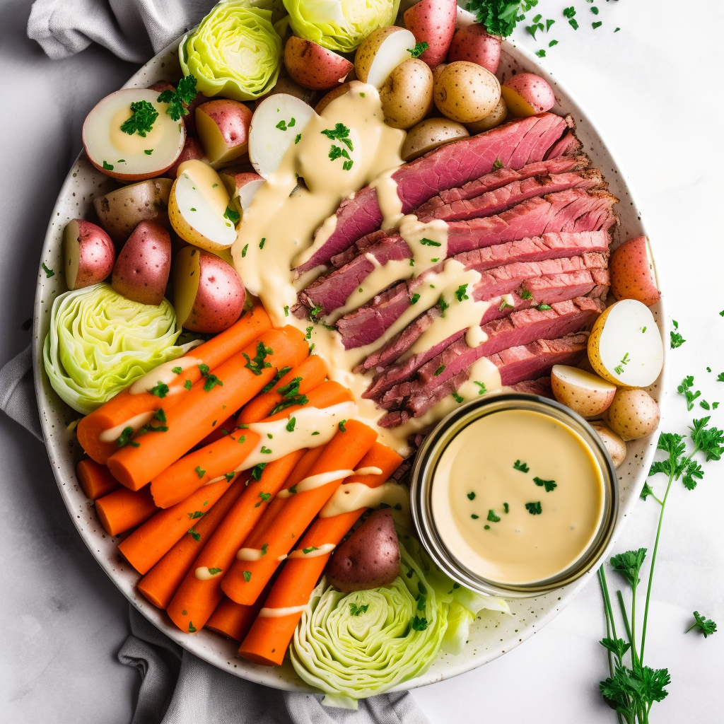 Delightful Corned Beef & Cabbage With Irish Mustard Sauce | Kerry Cooks