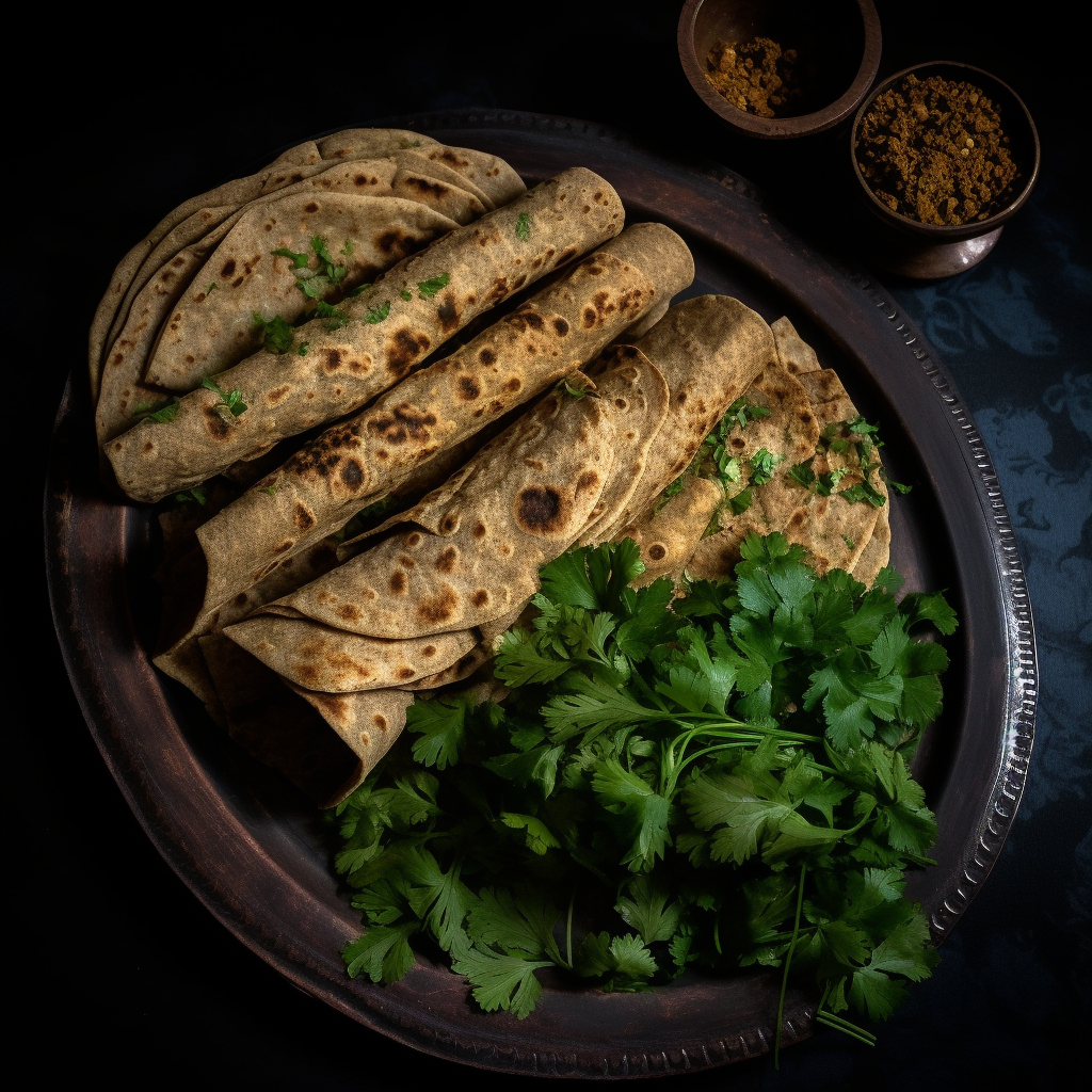 Easy Homemade Spiced Indian Masala Roti Recipe | Kerry Cooks