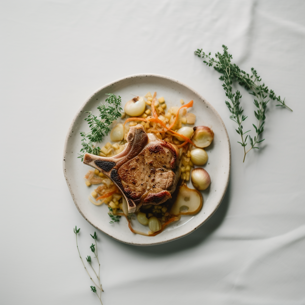 Succulent Pork Chops With Caramelized Apples And Onions | Kerry Cooks